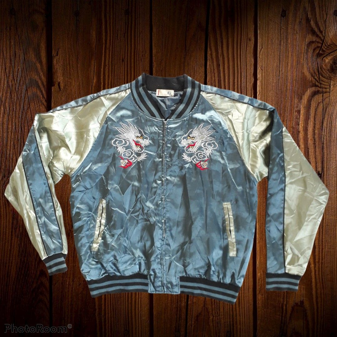 Sukajan double dragon yakuza jacket, Men's Fashion, Coats, Jackets and ...