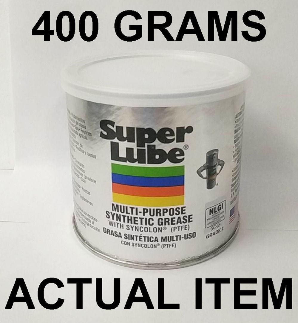 SUPER LUBE MULTI PURPOSE SYNTHETIC GREASE WITH SYNCOLON PTFE NLGI GRADE ...