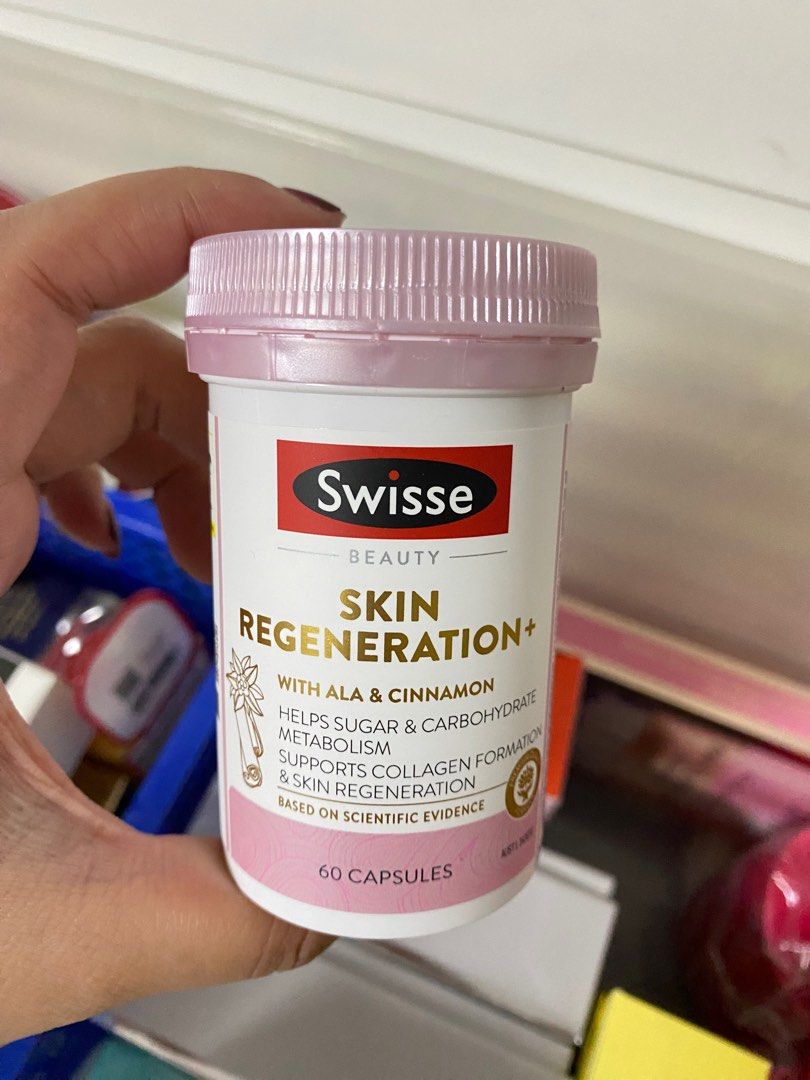 Swisse Skin Regeneration+ (60 cap), Health & Nutrition, Health ...