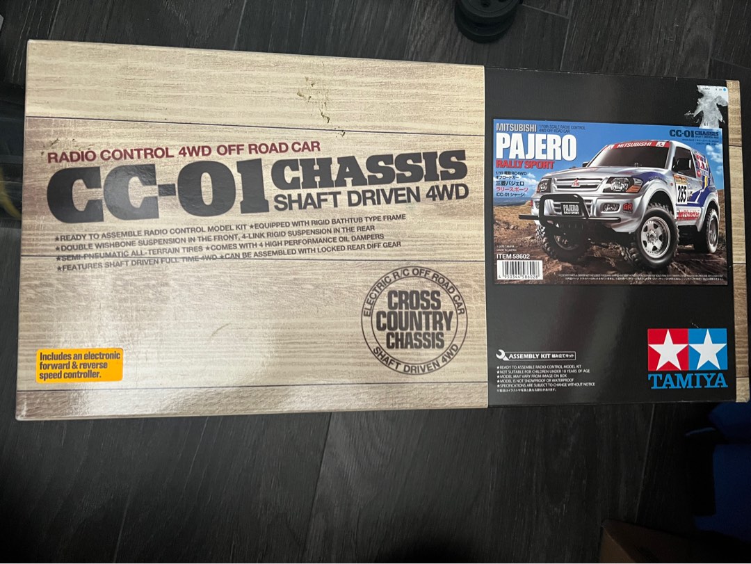 tamiya pajero CC01 Chassis 4WD, 興趣及遊戲, 玩具 & 遊戲類 - Carousell