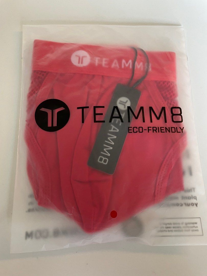 Teamm8 Red Brief (unpacked), Men's Fashion, Bottoms, New Underwear on ...
