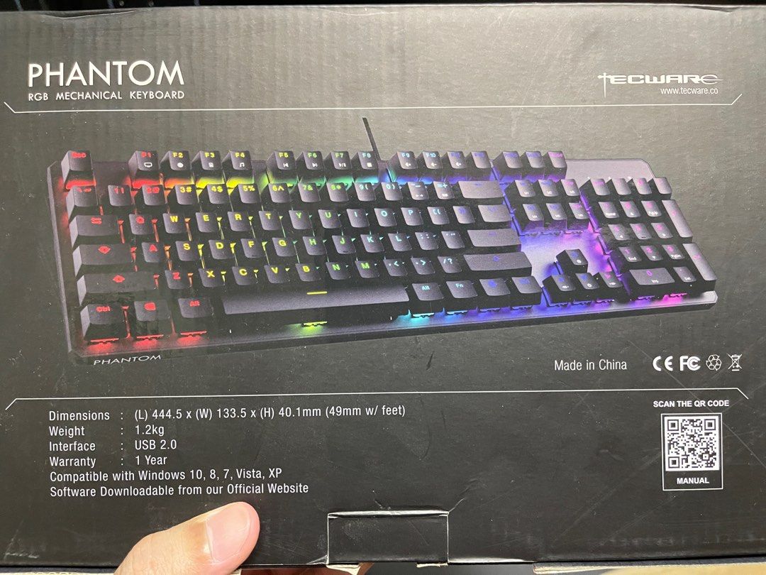 Techware phantom RGB mechanical keyboard (read details), Computers ...