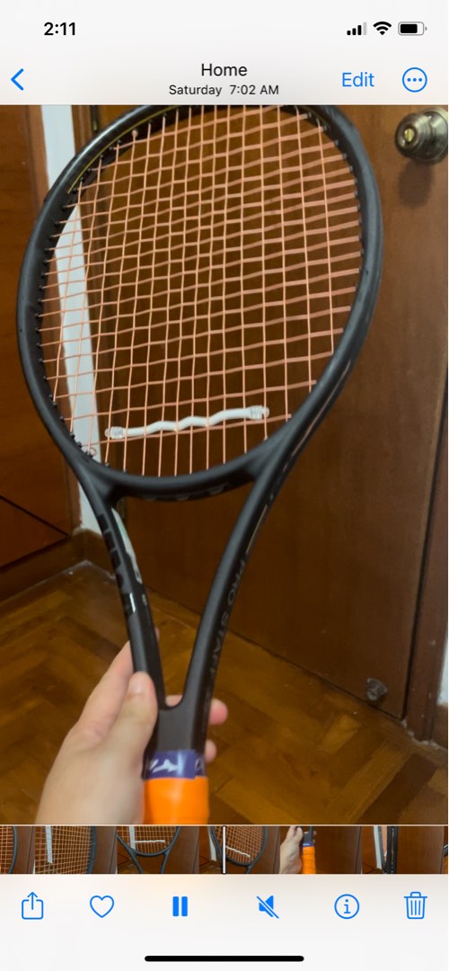 Tennis Racket- Wilson Pro Staff, Sports Equipment, Sports & Games ...