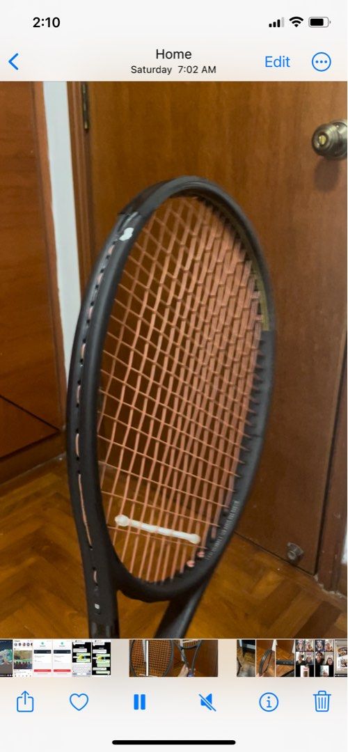 Tennis Racket- Wilson Pro Staff, Sports Equipment, Sports & Games ...