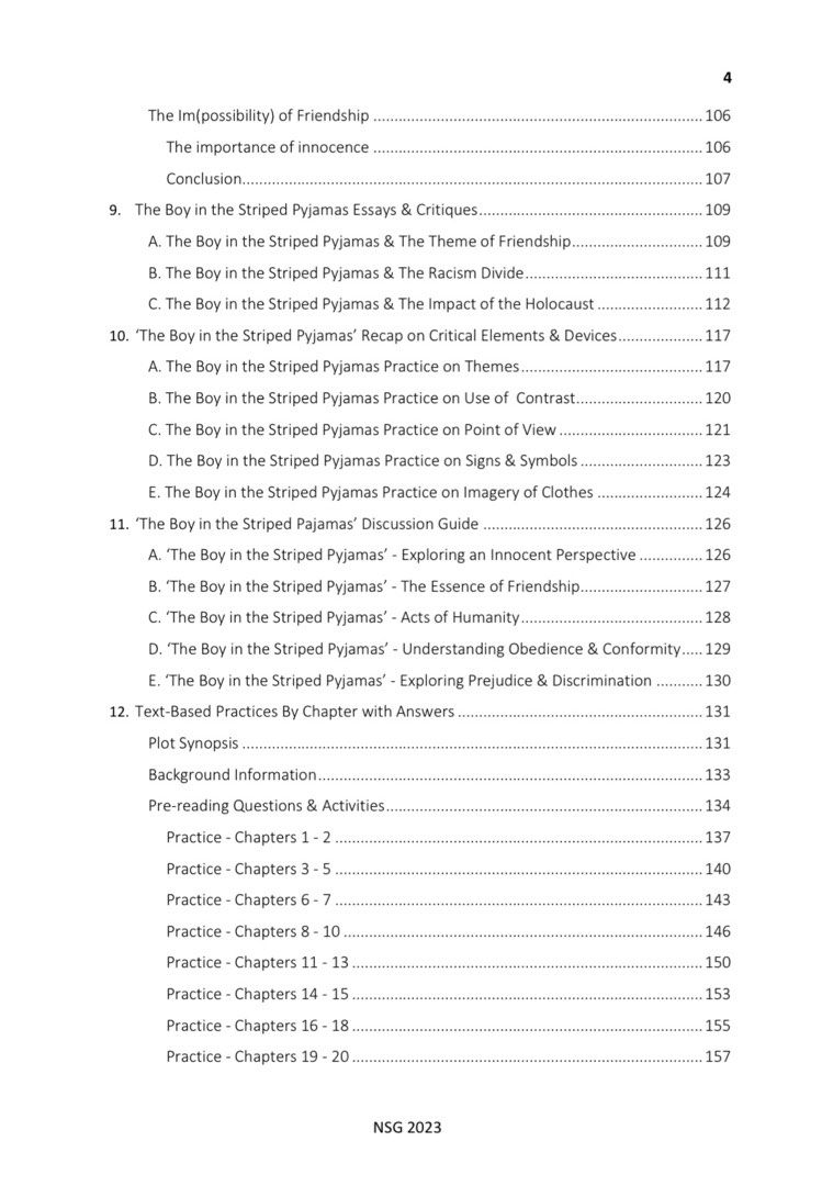 THE BOY IN THE STRIPED PYJAMAS SEC 1 SEC 2 LOWER SECONDARY LITERATURE ...