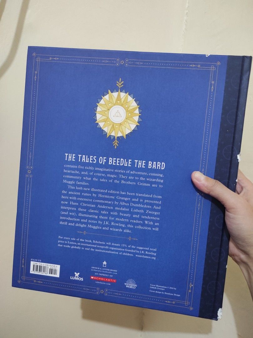 The Tales of Beedle the Bard by J.K. Rowling Illustrated Edition ...
