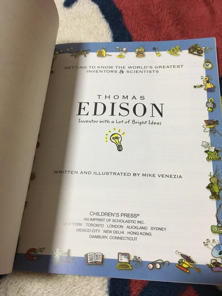 Thomas Edison - inventors & scientist, Hobbies & Toys, Books ...