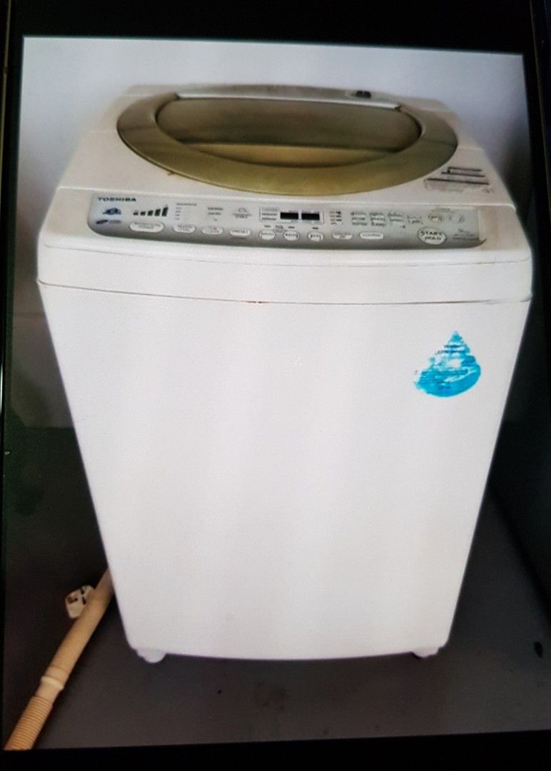 Toshiba Washing Machine Topload 9KG (Japan), TV & Home Appliances ...