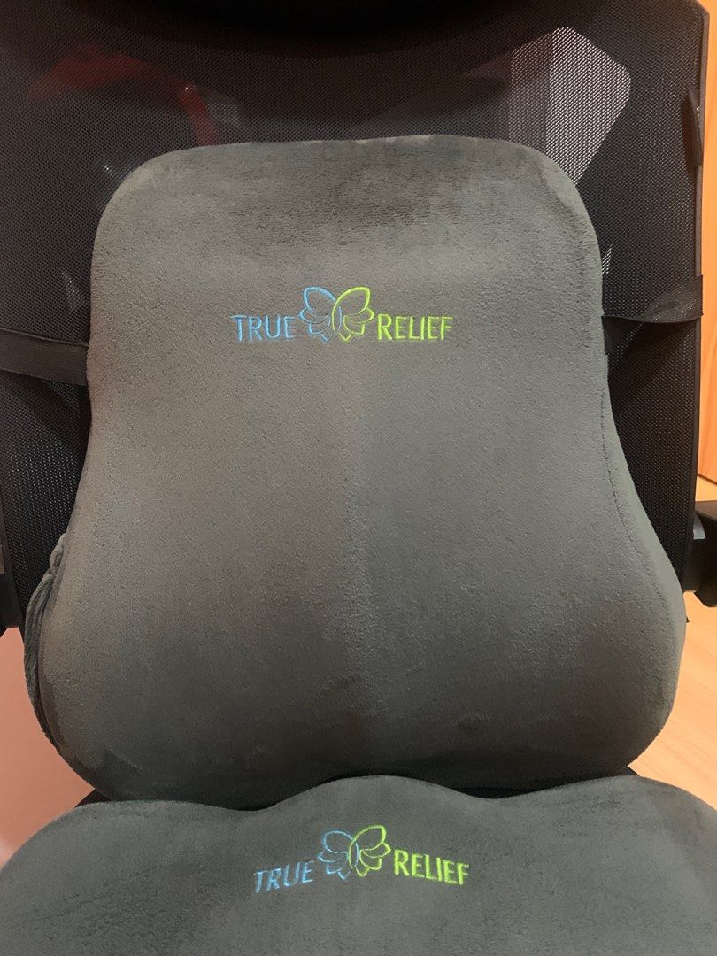 True relief seat cushion, Furniture & Home Living, Home Decor, Cushions ...