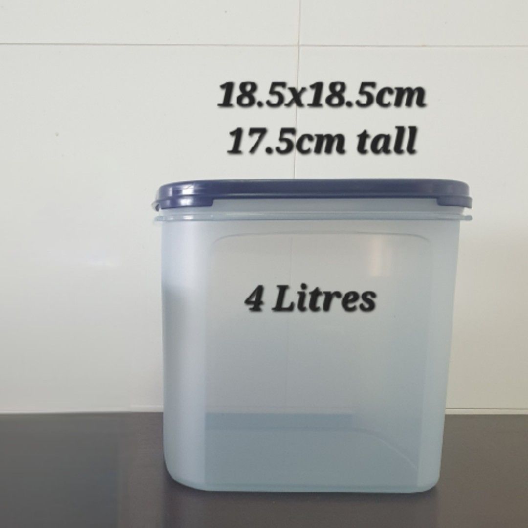 Tupperware Modular Mate Square Storage Container - 4 Litres, Furniture ...