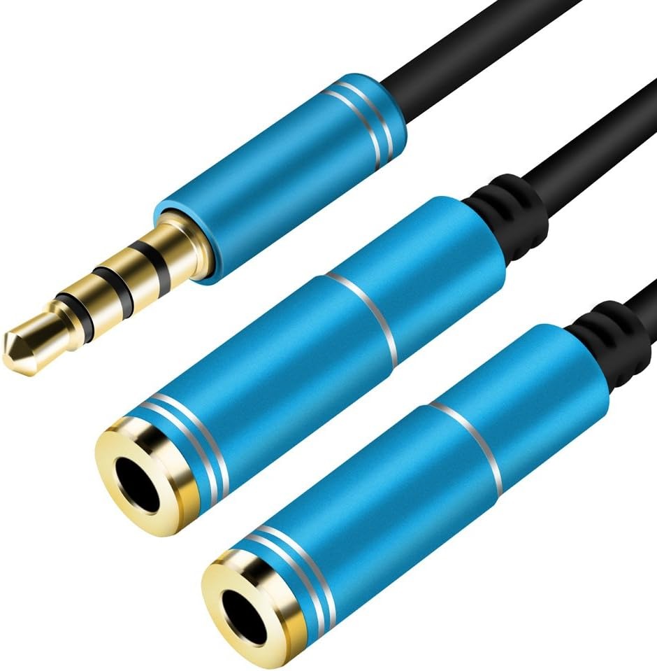 vastland Headphone Splitter, Audio Splitter, 3.5mm Splitter, Aux ...