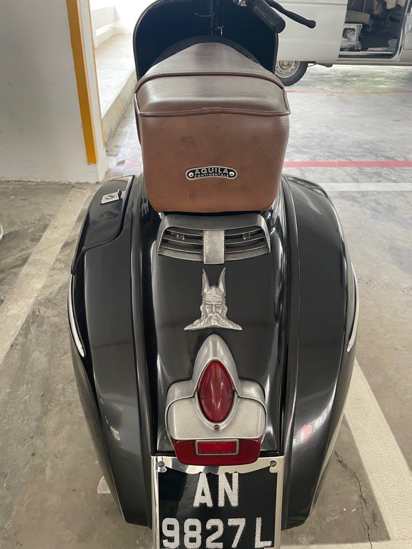 Vespa Sprint seat, Motorcycles, Motorcycle Accessories on Carousell