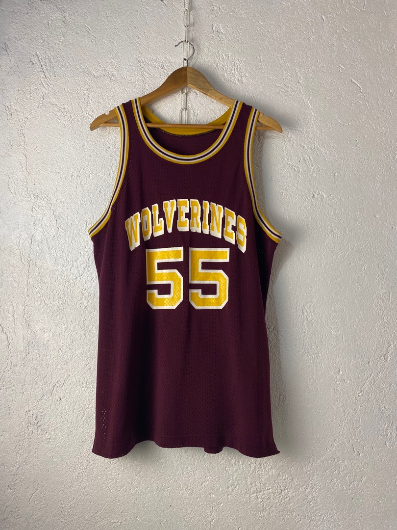 Vintage Champion x Wolverines Basketball Jersey on Carousell