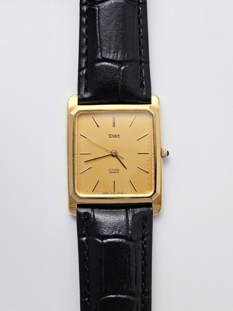 Vintage Citizen Duke Tank Watch Oct 1992, Men's Fashion, Watches ...