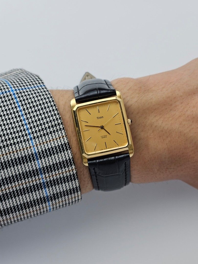 Vintage Citizen Duke Tank Watch Oct 1992, Men's Fashion, Watches ...