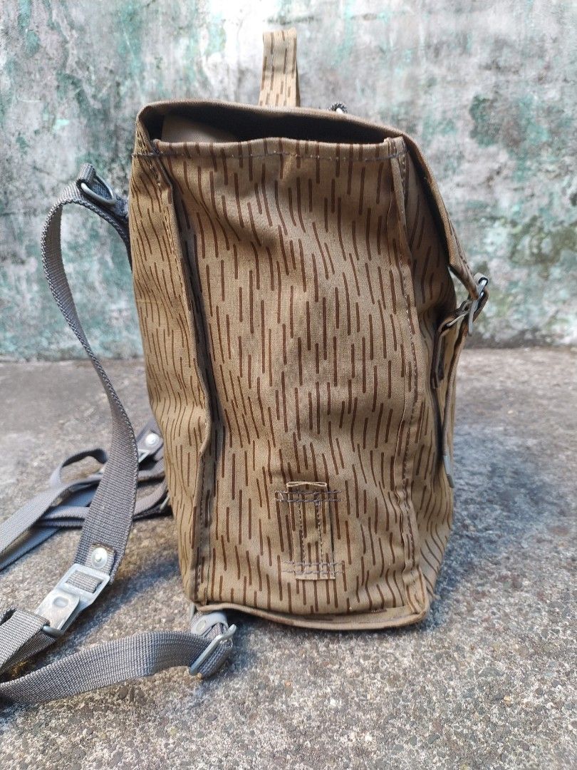 Vintage GERMAN EAST ARMY RAIN CAMO BACKPACK, Men's Fashion, Bags ...