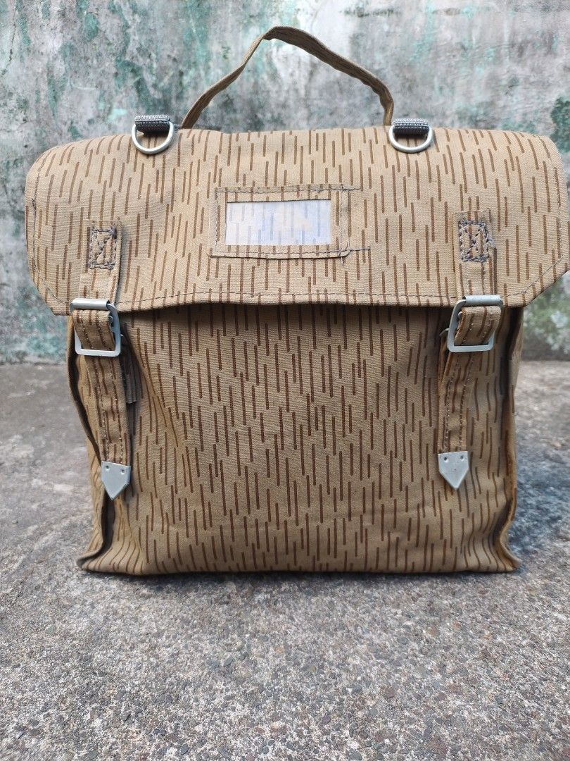 Vintage GERMAN EAST ARMY RAIN CAMO BACKPACK, Men's Fashion, Bags ...