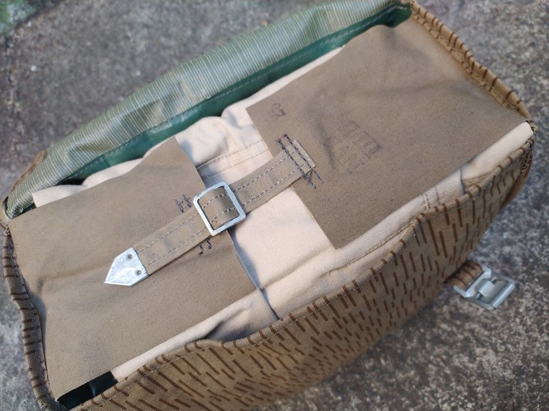 Vintage GERMAN EAST ARMY RAIN CAMO BACKPACK, Men's Fashion, Bags ...