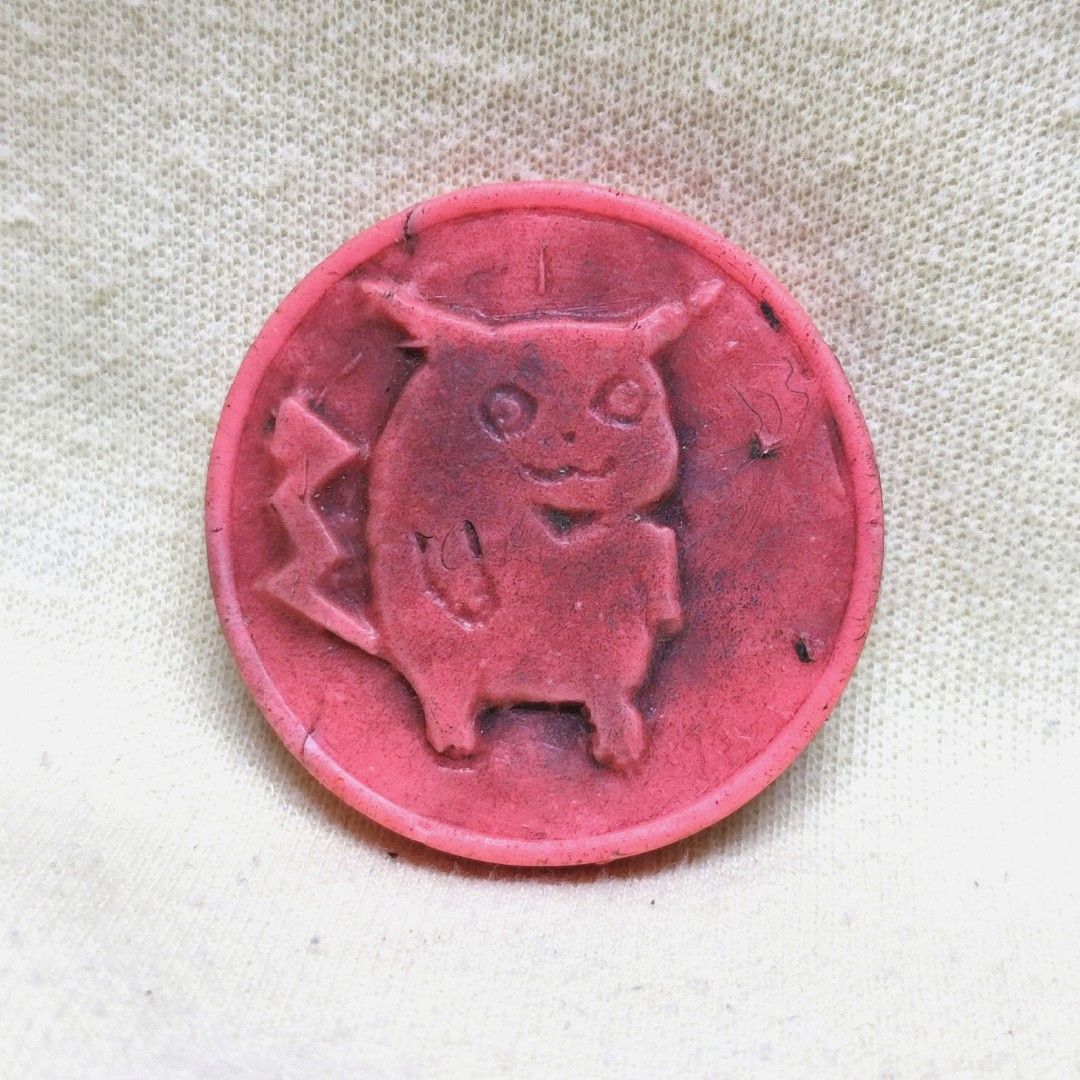 Vintage Pokemon Rubber Pogs, Hobbies & Toys, Toys & Games on Carousell