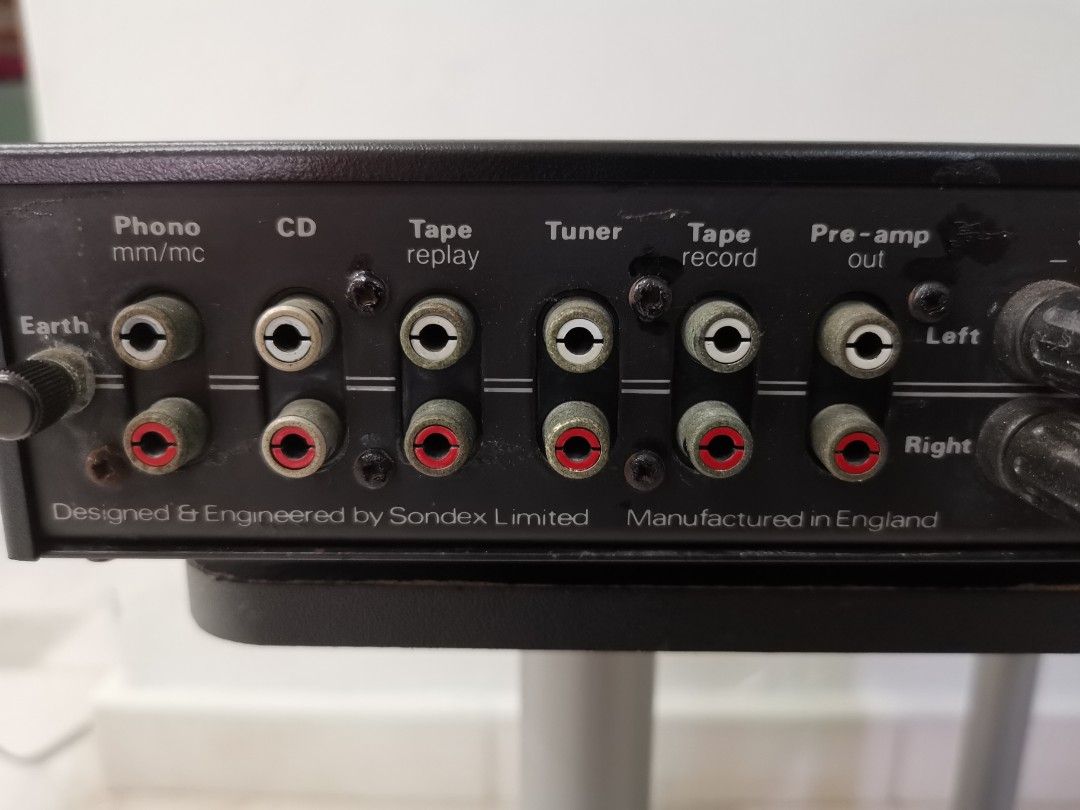 Vintage Sondex Amadeus gold made in England Stereo integrated Amplifier ...