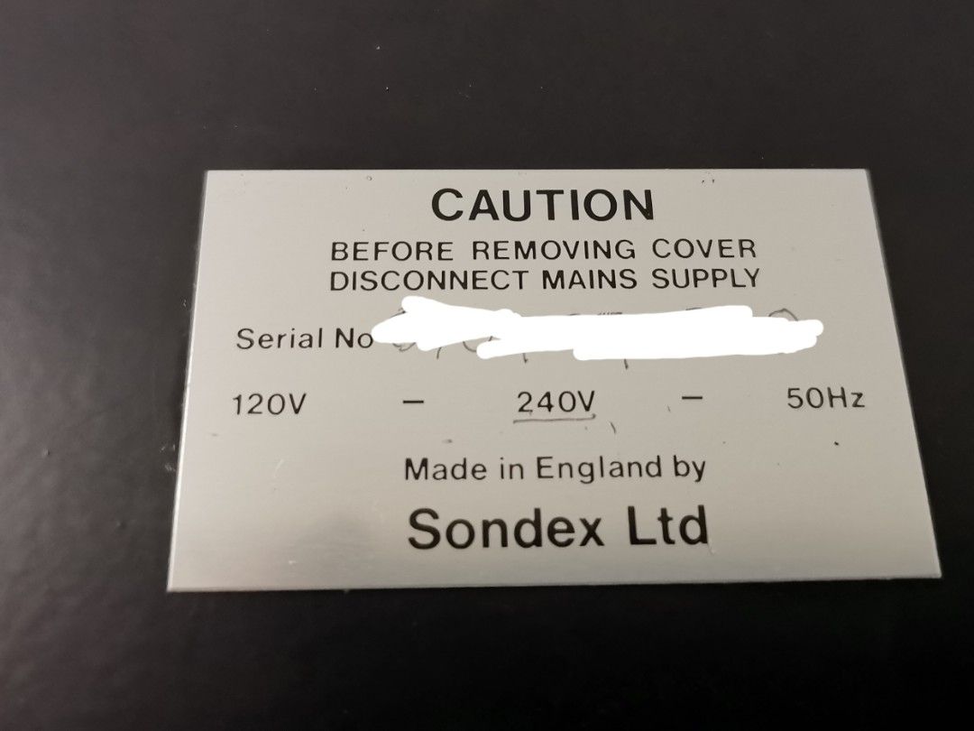 Vintage Sondex Amadeus gold made in England Stereo integrated Amplifier ...