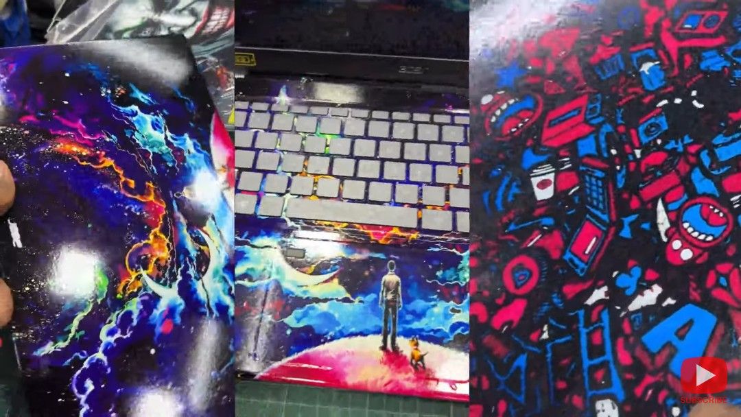 Vinyl Wrap Custom Graphics Laptop/Notebook, Computers & Tech, Parts ...