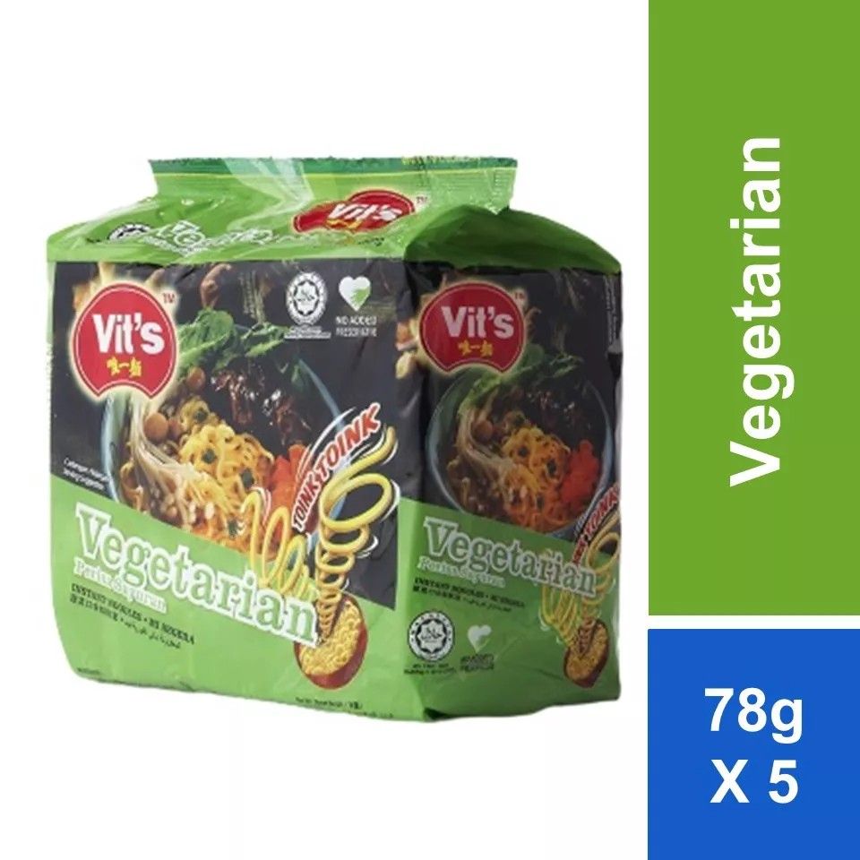 Vit's packet instant noodles 5 packets vegetarian instant noodles tom ...