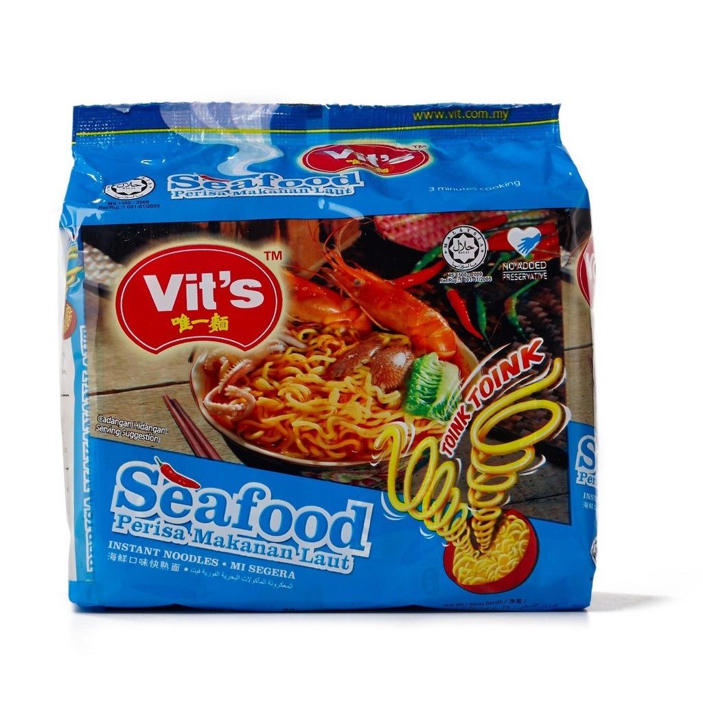 Vit's packet instant noodles 5 packets vegetarian instant noodles tom ...