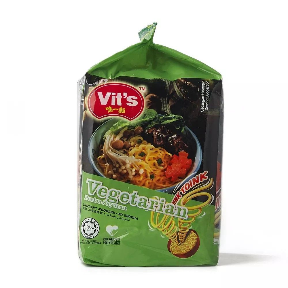 Vit's packet instant noodles 5 packets vegetarian instant noodles tom ...