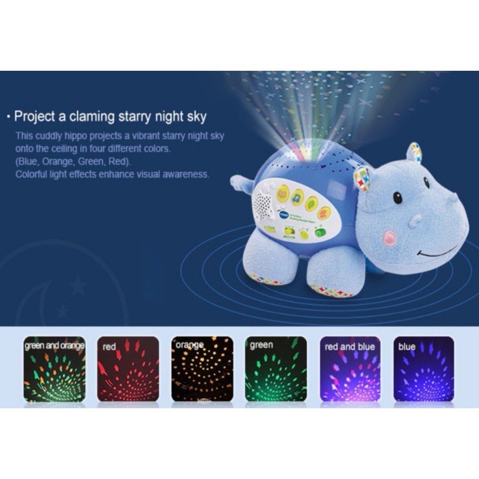 VTech Baby Soothing Toys Hippo Projector, Hobbies & Toys, Toys & Games ...