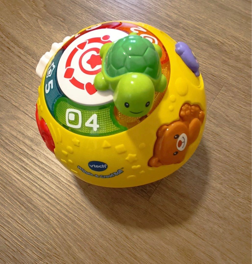 Vtech wiggle and crawl ball, Babies & Kids, Infant Playtime on Carousell
