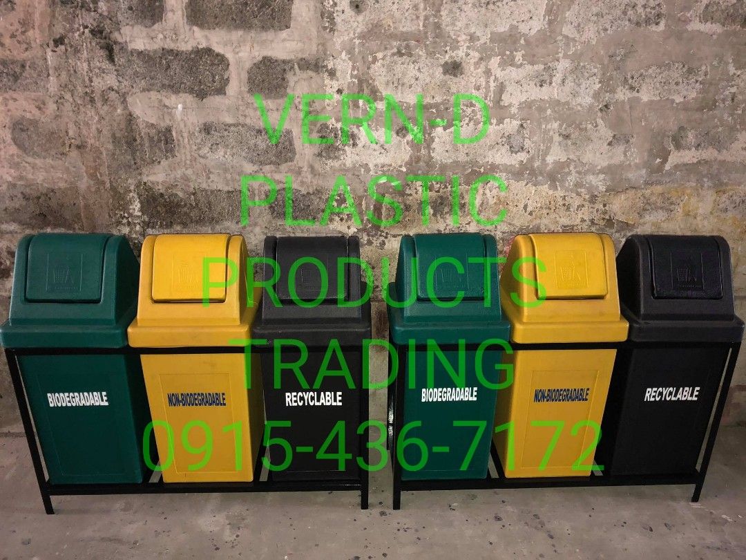 Trash Bin, Commercial & Industrial, Industrial Equipment on Carousell