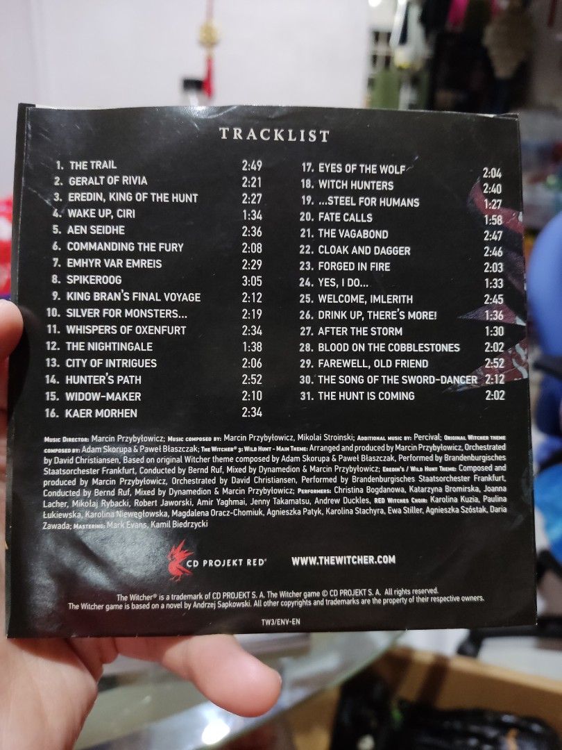 Witcher 3 CD soundtrack, Hobbies & Toys, Music & Media, CDs & DVDs on ...