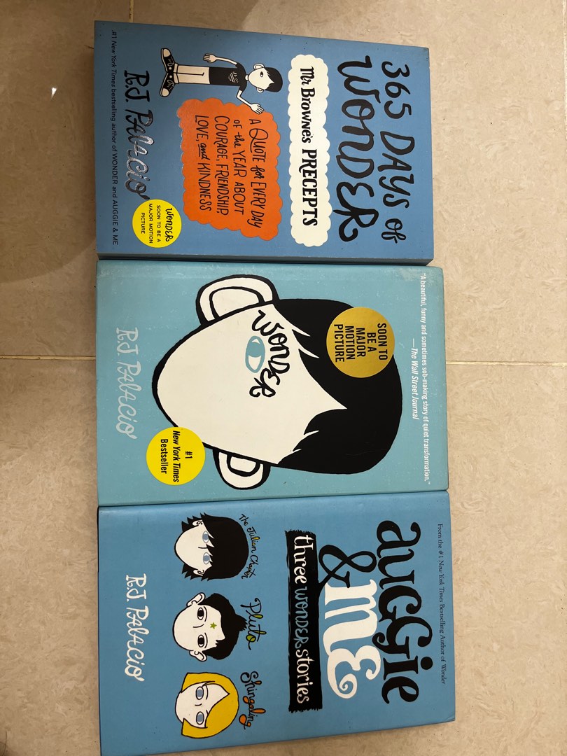 Wonder Series Three Book Set by RJ Palacio on Carousell
