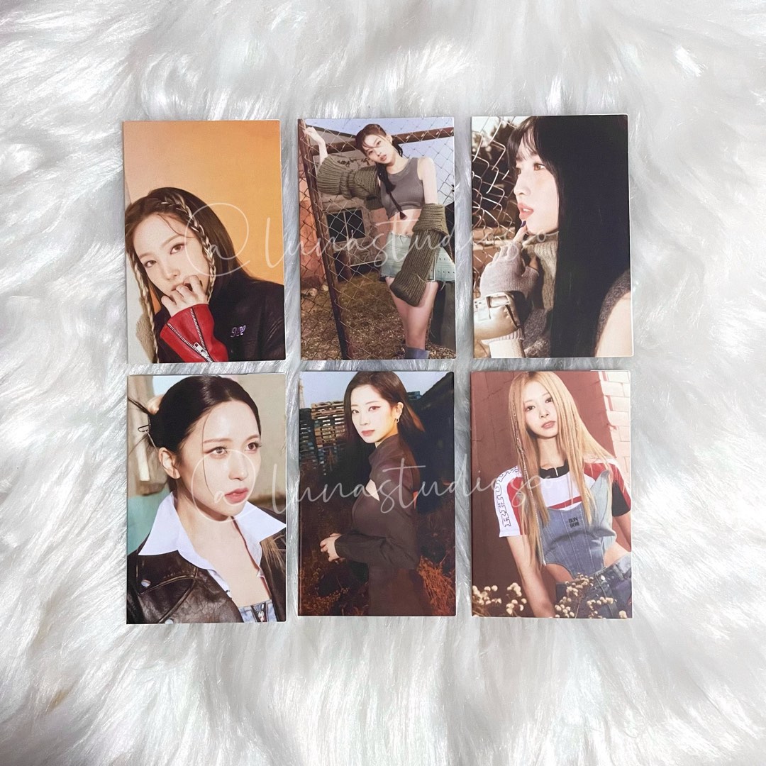 WTS TWICE Set Me Free Message Card Photocards Kpop Pcs Nayeon Sana Momo Mina Dahyun Tzuyu ...