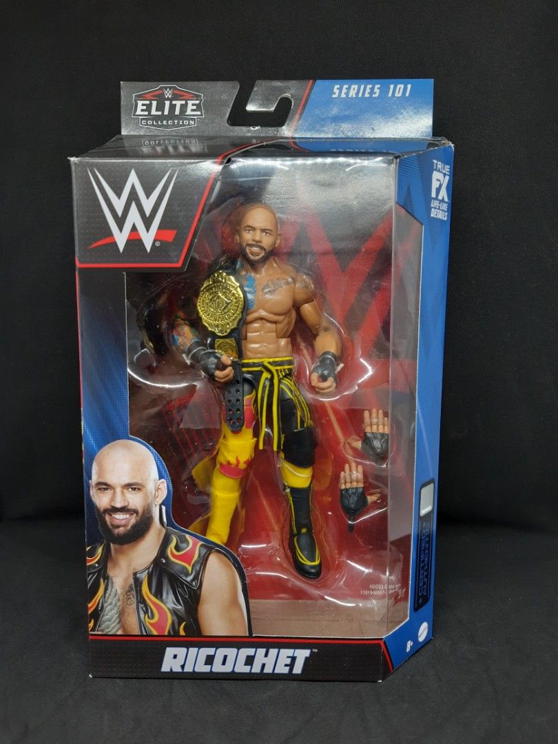 WWE Elite 101 Ricochet, Hobbies & Toys, Toys & Games on Carousell