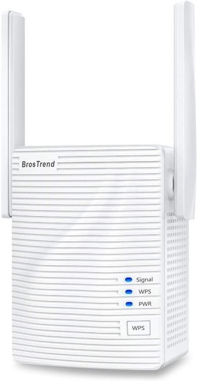 X3096 BrosTrend WiFi Extender 1200Mbps Internet Signal Booster Range ...