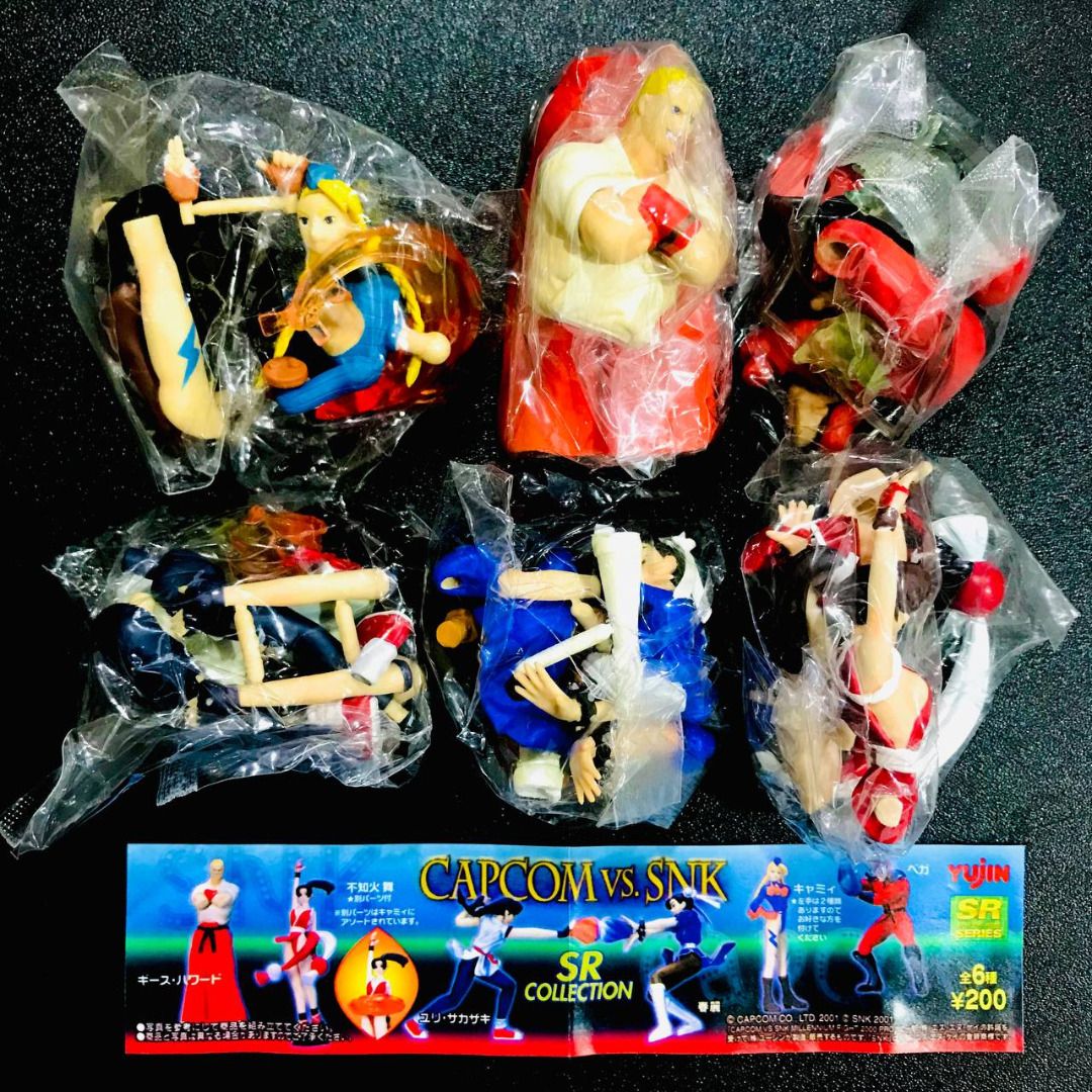 YUJIN 2001 JAPAN GASHAPON SR SERIES - CAPCOM VS SNK VOL.1 - SUPER RARE ...