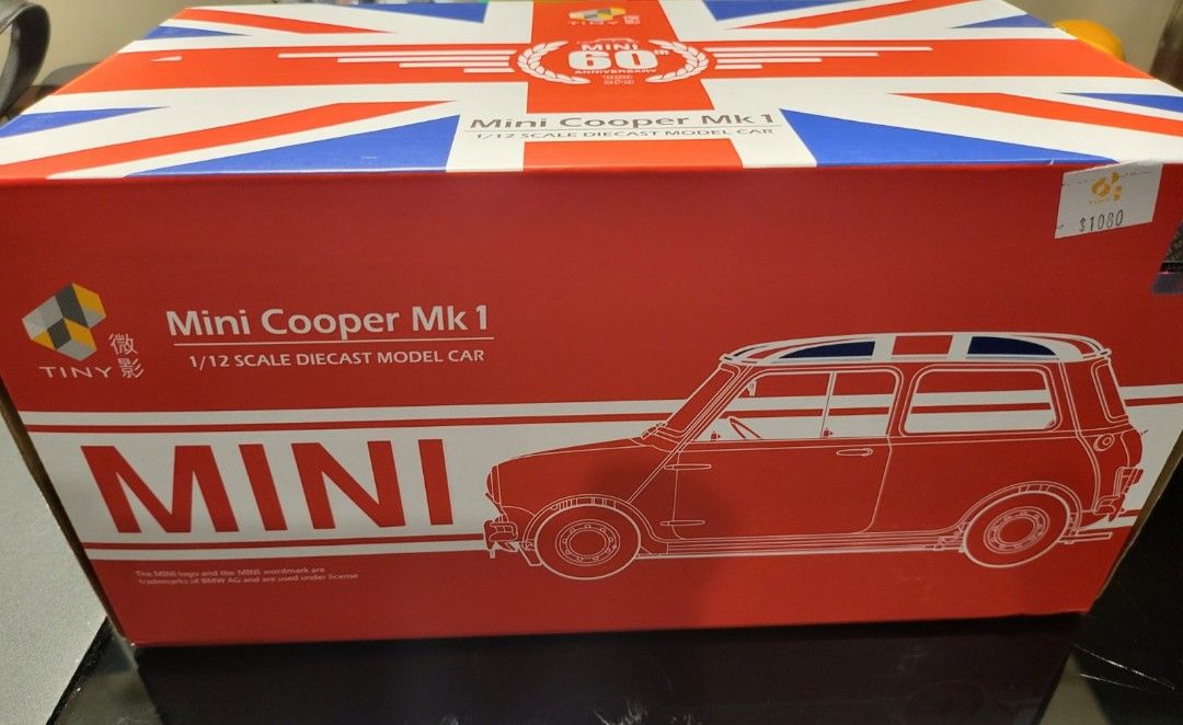 1/12 Mini Cooper Mk1 diecast model Tiny not Autoart, Hobbies & Toys ...