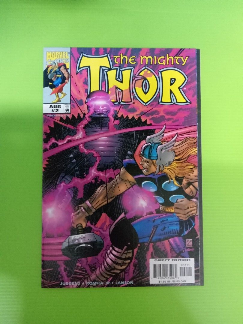 1st app Jack Olsen as Thor ! Thor #2 ( John Romita - Cover Art ) Marvel Comics, Double GateFold ...