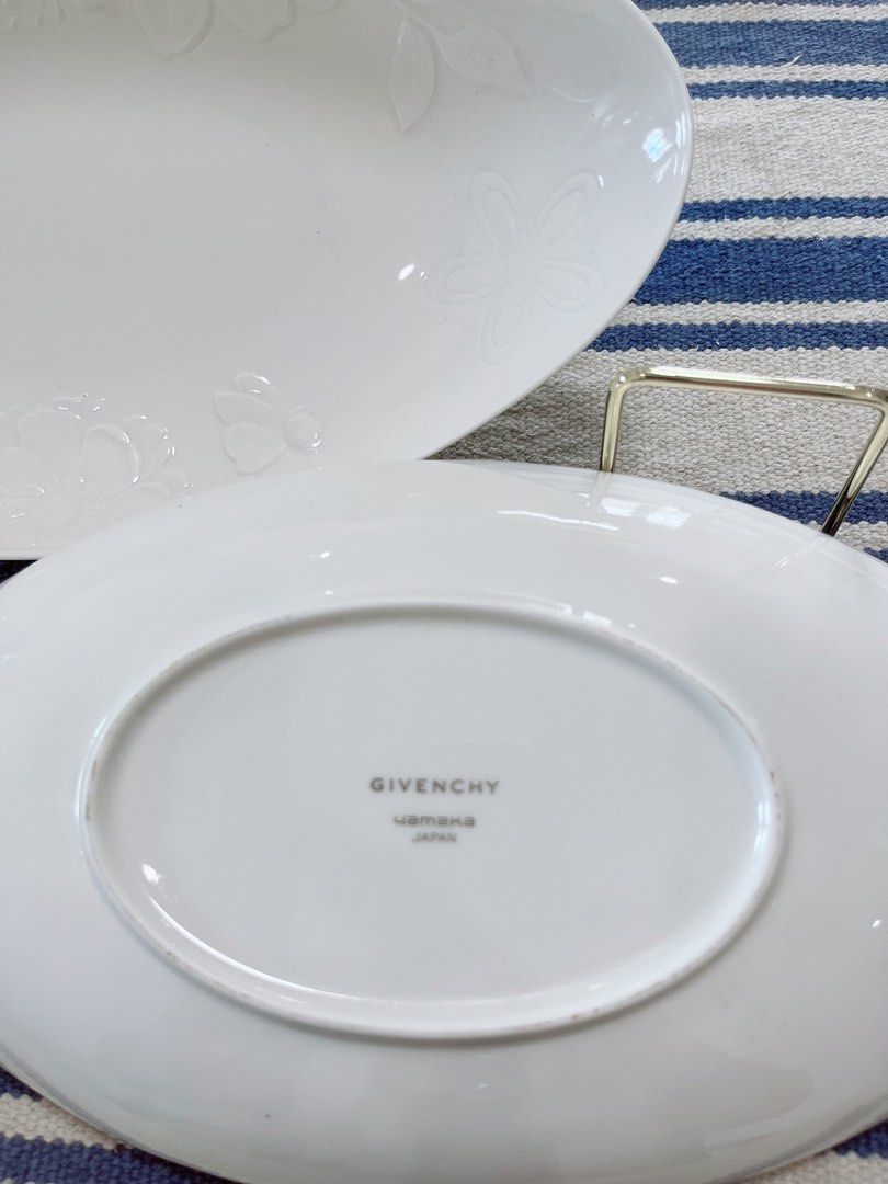 2 Givenchy white serving bowls, Furniture & Home Living, Kitchenware ...