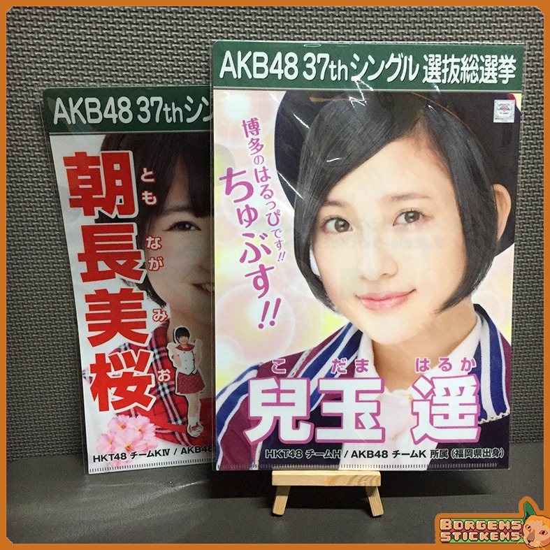 2pcs BUNDLE - A4 Clear File - AKB48 - Mio Tomonaga Kodama Haruka (files) [AUTHENTIC] on Carousell