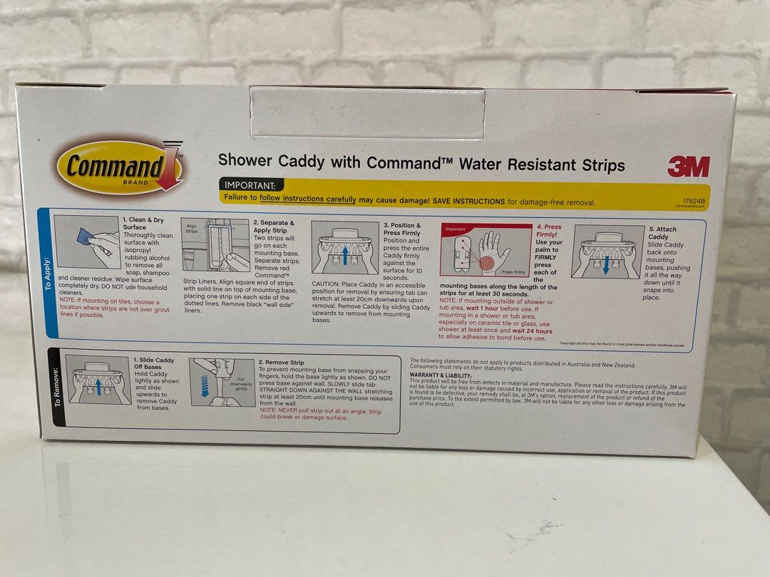 3M Shower Caddy, Furniture & Home Living, Bedding & Towels on Carousell