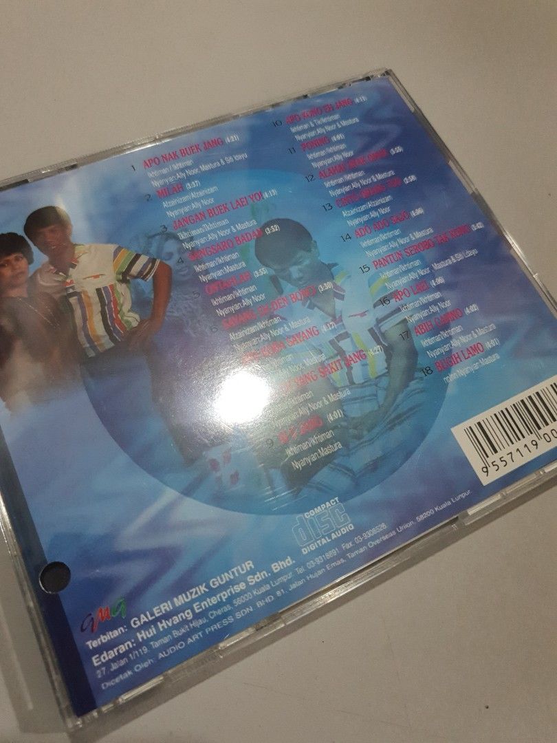 (841) CD Melayu ALLY NOOR & MASTURA vol.1, Hobbies & Toys, Music & Media, CDs & DVDs on Carousell