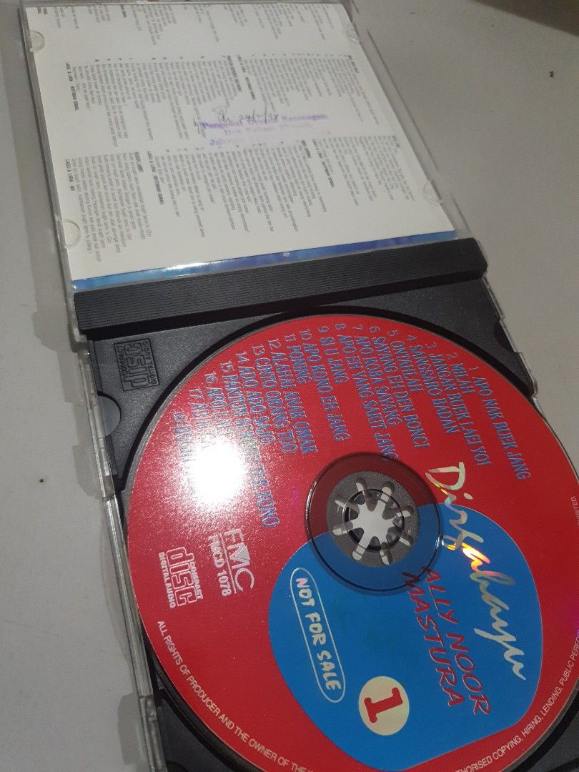 (841) CD Melayu ALLY NOOR & MASTURA vol.1, Hobbies & Toys, Music & Media, CDs & DVDs on Carousell