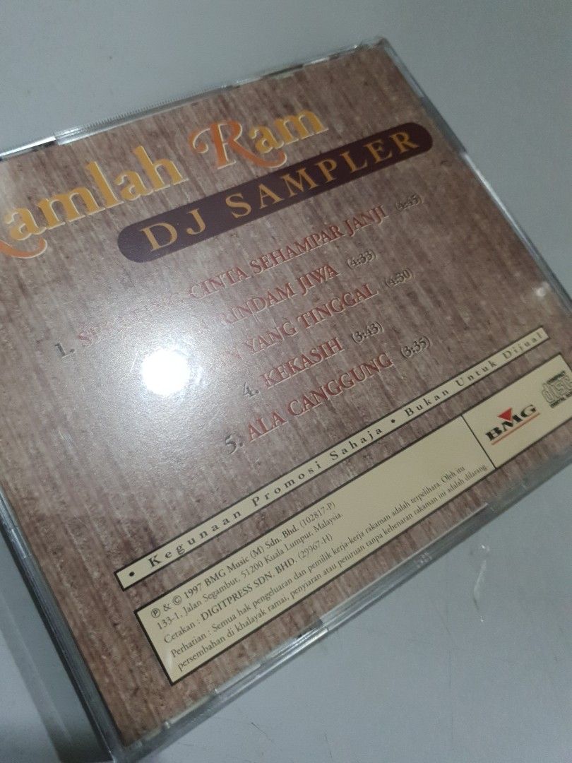 (850) CD Melayu RAMLAH RAM DJ sampler, Hobbies & Toys, Music & Media ...