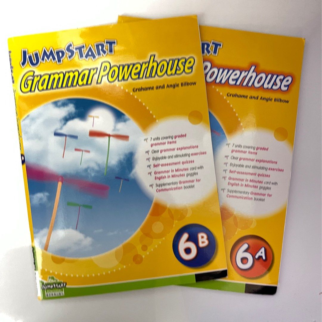 小六英文科補充練習 躍思 JumpStart Grammar Powerhouse 小學練習, 興趣及遊戲, 書本 & 文具, 書本及雜誌 ...