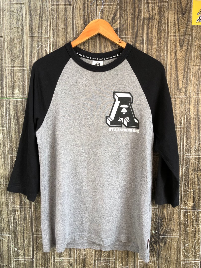 Authentic Aape Raglan Back to Back print on Carousell