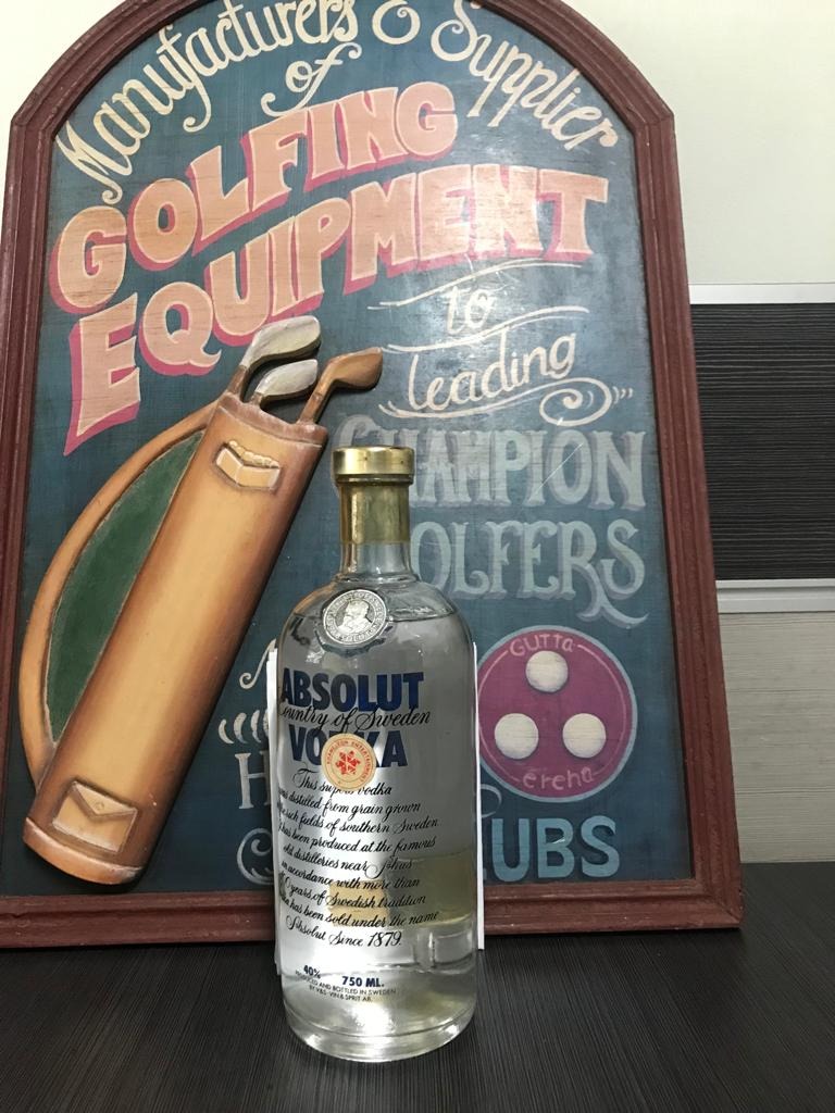 Absolut Blue Vodka 750ml 40% ABV Original Produced and bottled in ...