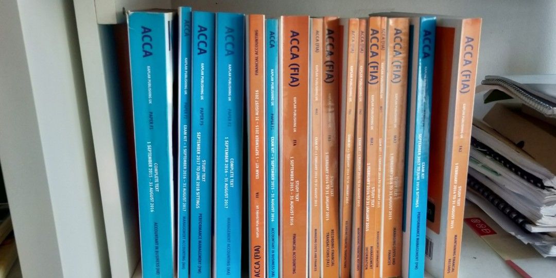 ACCA textbooks whole set, Hobbies & Toys, Books & Magazines, Textbooks ...